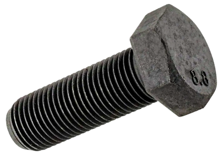 Grade 8.8 Hex Head Cap Screws Black M22-2.5 X 40MM - Hex Head Cap ...