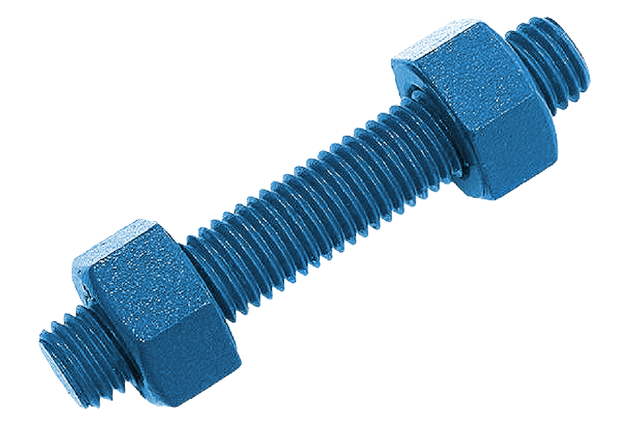 1/2-13 X 3 A193 B7 ALL THREAD STUDS XYLAN COATED| U-Bolt-It