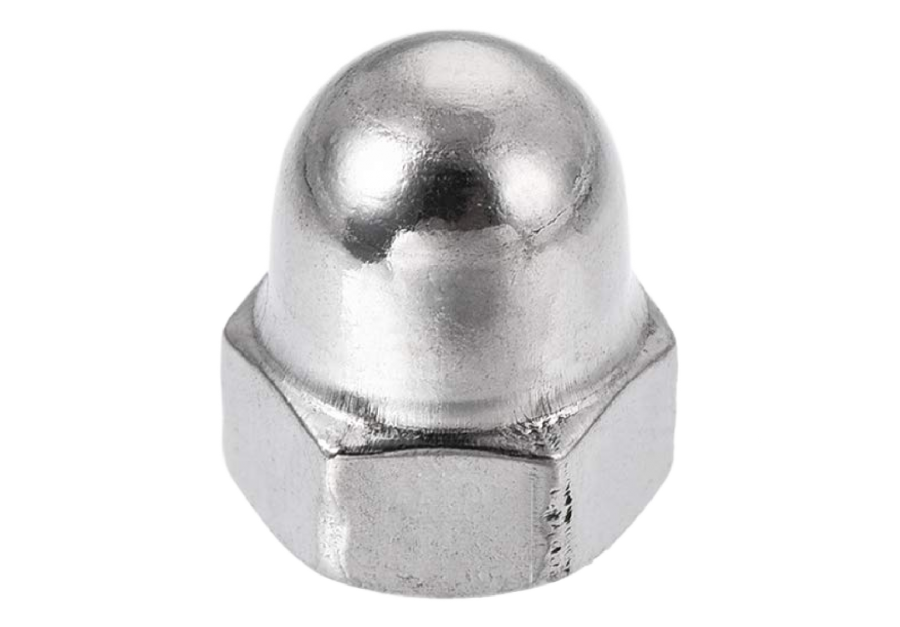 1-8 Acorn Nut Zinc Plated - 1-8 Zinc Cap Nut| U-Bolt-It